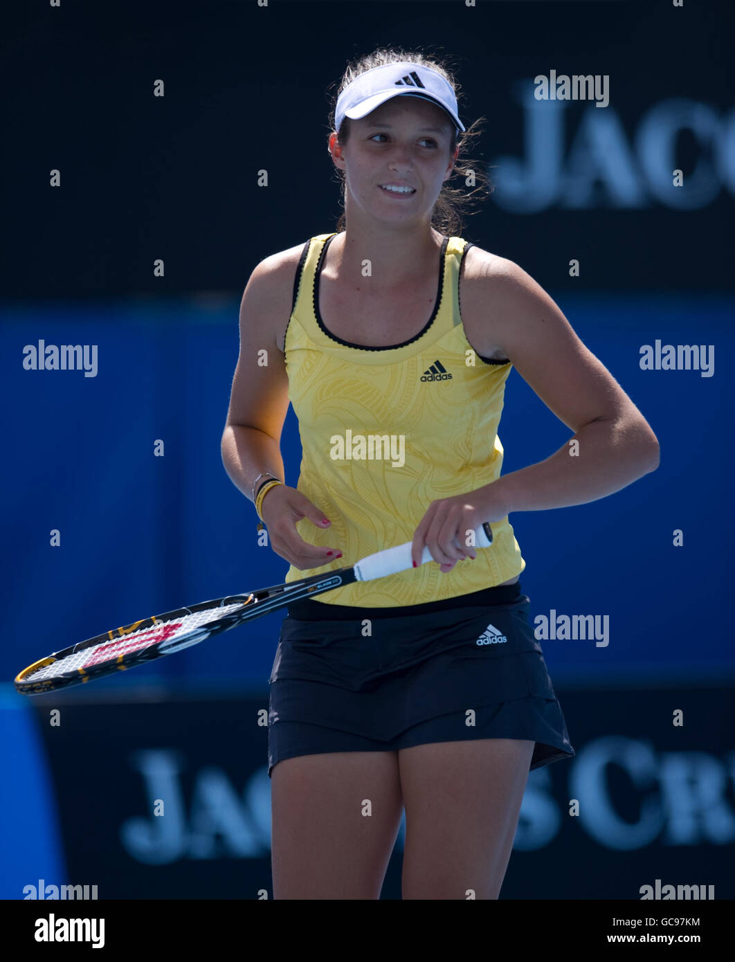 Laura Robson during The Australian Open at Melbourne Park, Melbourne ...