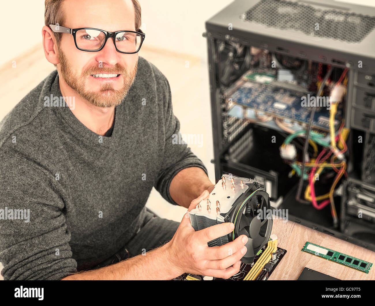Insert cables hi-res stock photography and images - Alamy