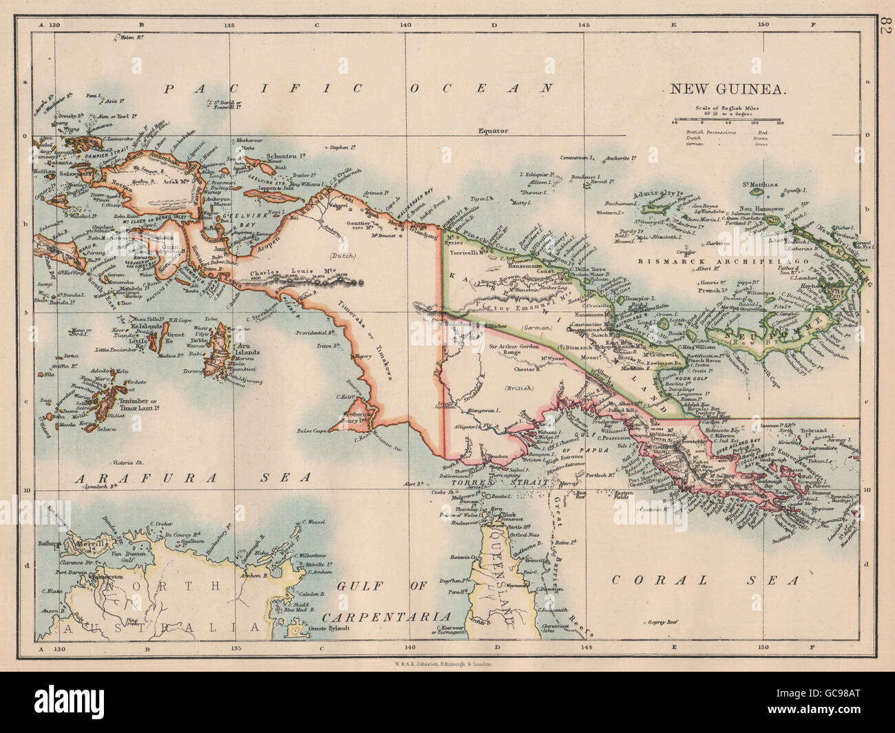 COLONIAL NEW GUINEA. Kaiser Wilhelm Land. British & Dutch New Guinea ...
