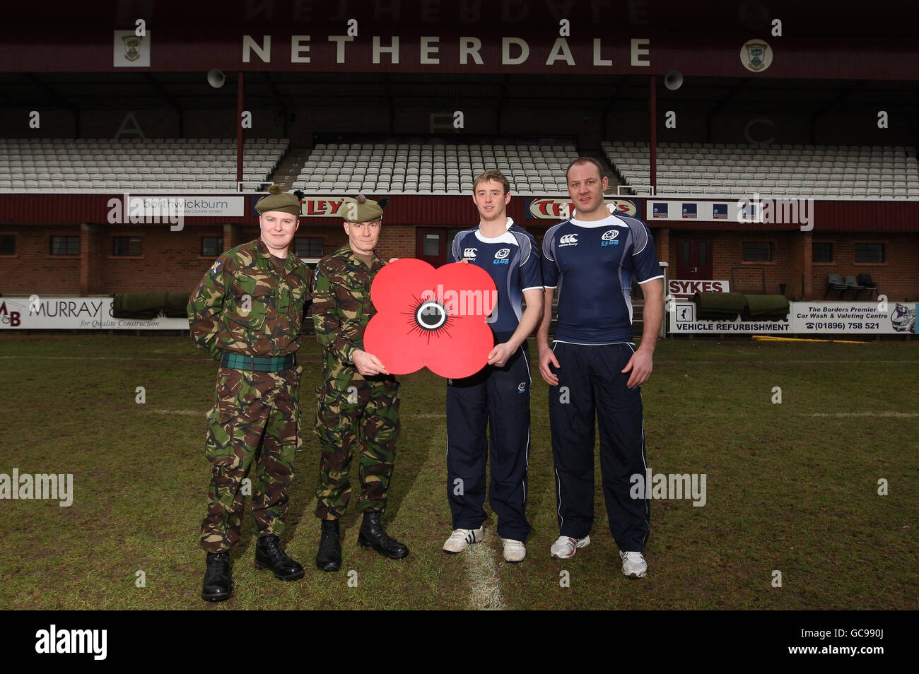 Scotland's John Dalziel, Lance Corporal Graeme Tait, Scotland's Scott ...