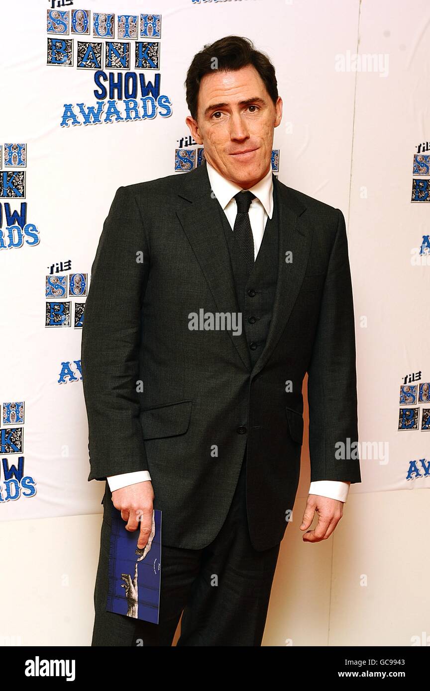 Rob Brydon arriving for the South Bank Show Awards 2010 at the ...