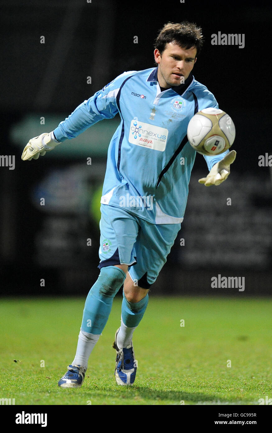Forest green rovers goalkeeper terry burton hi-res stock photography ...