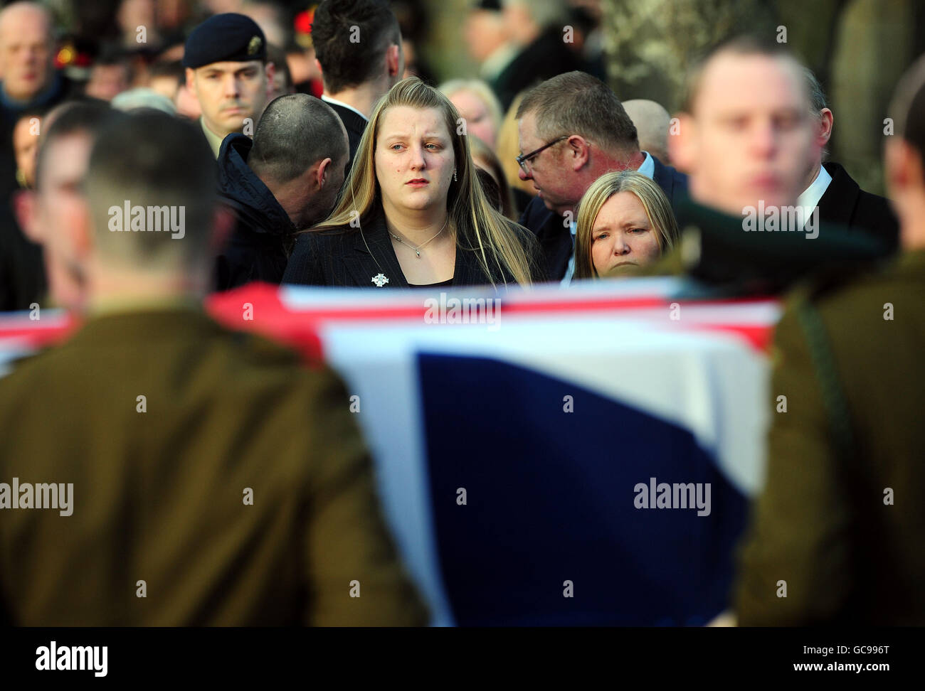 The Coffin Lance Corporal Christopher Roney High Resolution Stock ...