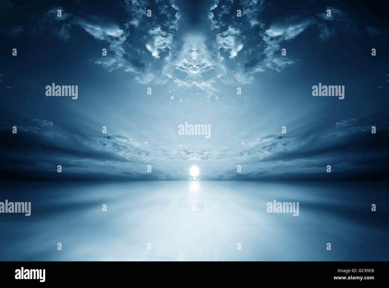 Water blue sun sunlight hi-res stock photography and images - Alamy