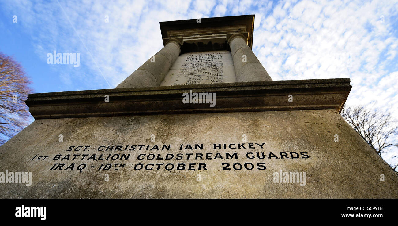 The name british soldier sgt christian ian hickey hi-res stock ...