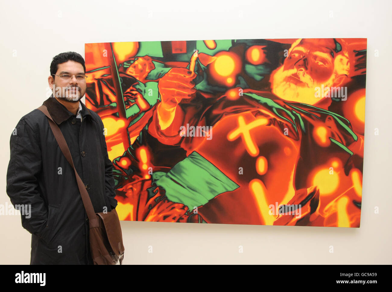 Artist T.V. Santhosh stands by his exhibit Tracing An Ancient Error at ...