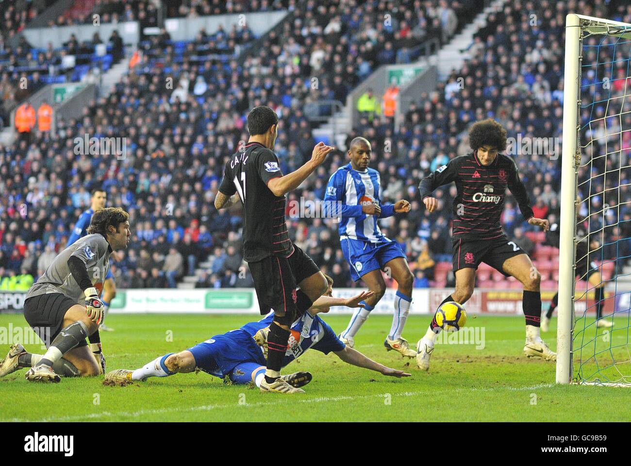 Football offside full length hi-res stock photography and images - Alamy
