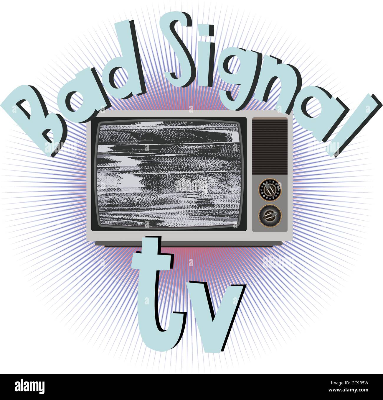 Vhf tv Stock Vector Images - Alamy