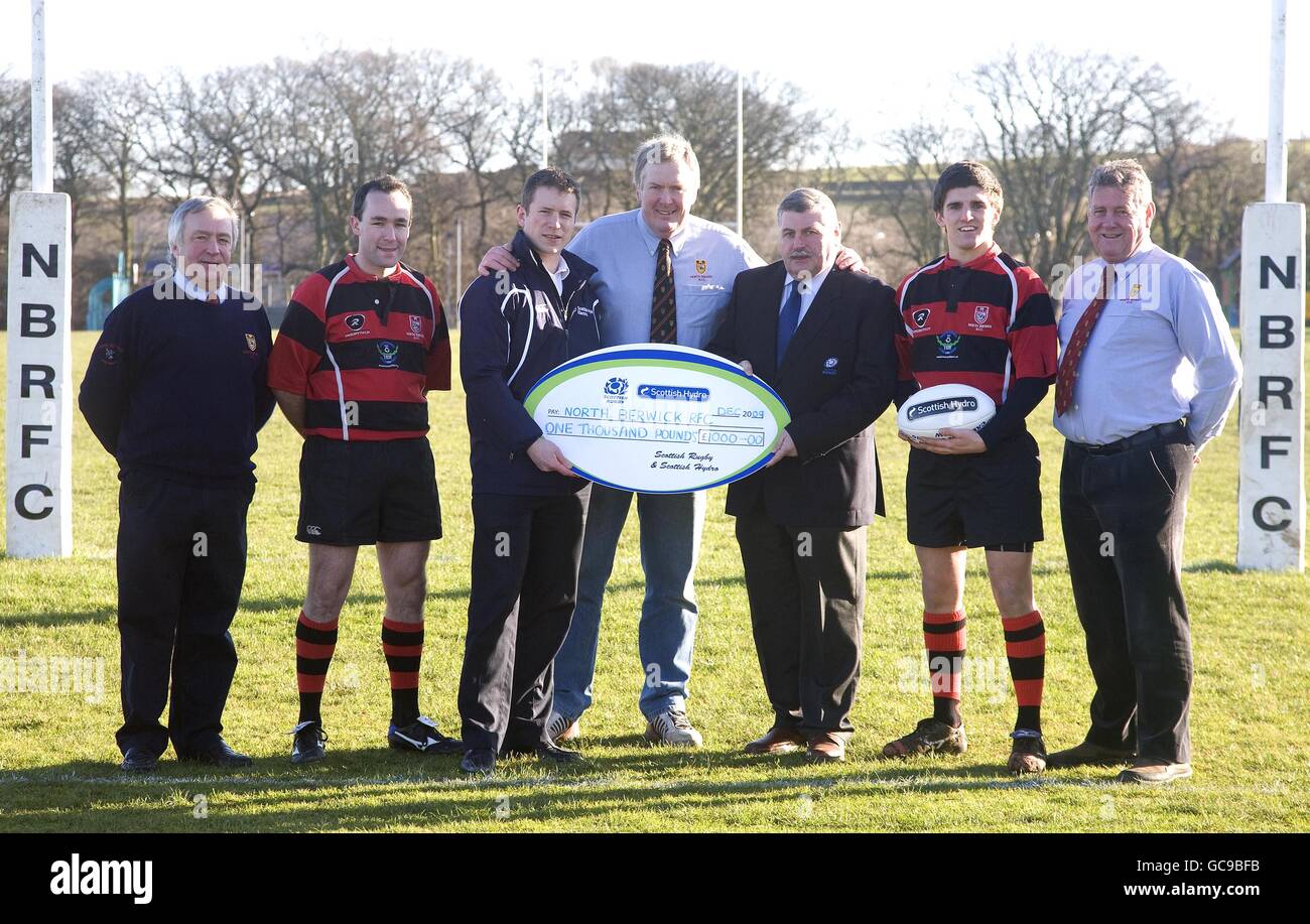 Cheque Presentation with club president Fraser Proctor, captain Cameron ...