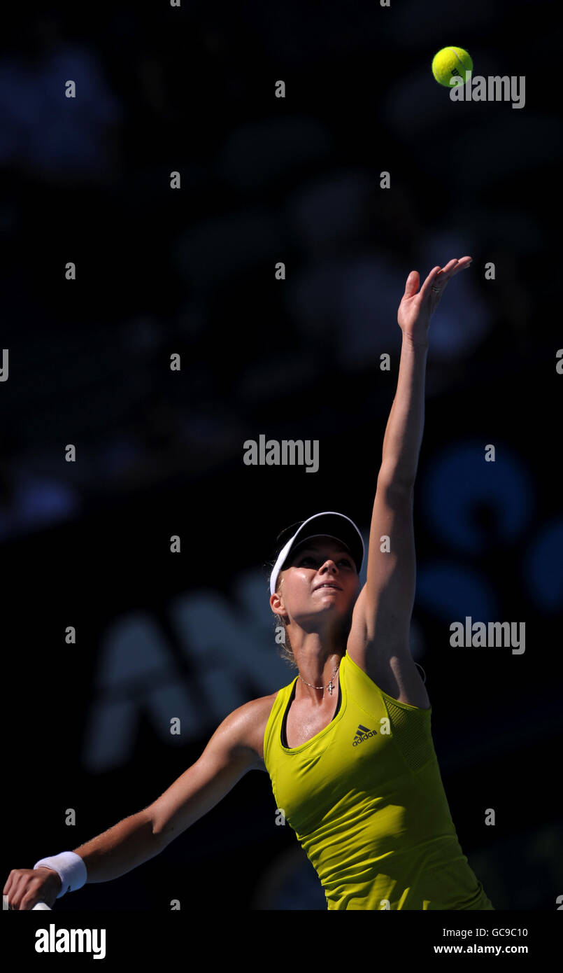 Tennis australian open 2010 day nine melbourne park hi-res stock ...