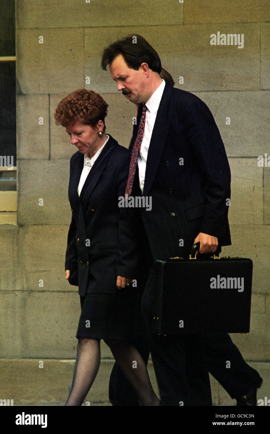 ANNETTE HOGG LEAVING NEWCASTLE UPON TYNE CROWN COURT WHERE ROBERT BLACK ...
