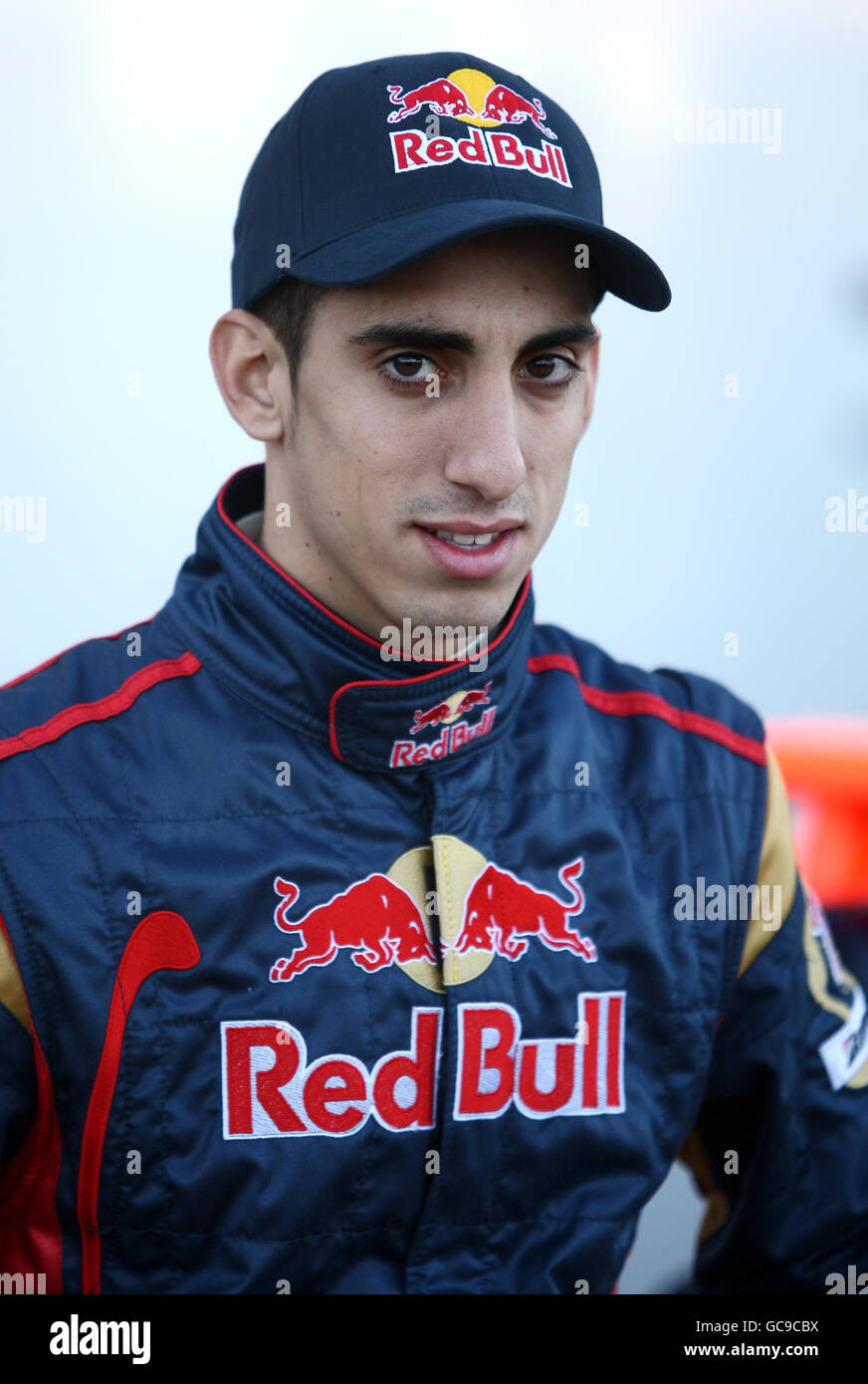 Toro Rosso driver Sebastien Buemi during a photocall at the Circuit de ...