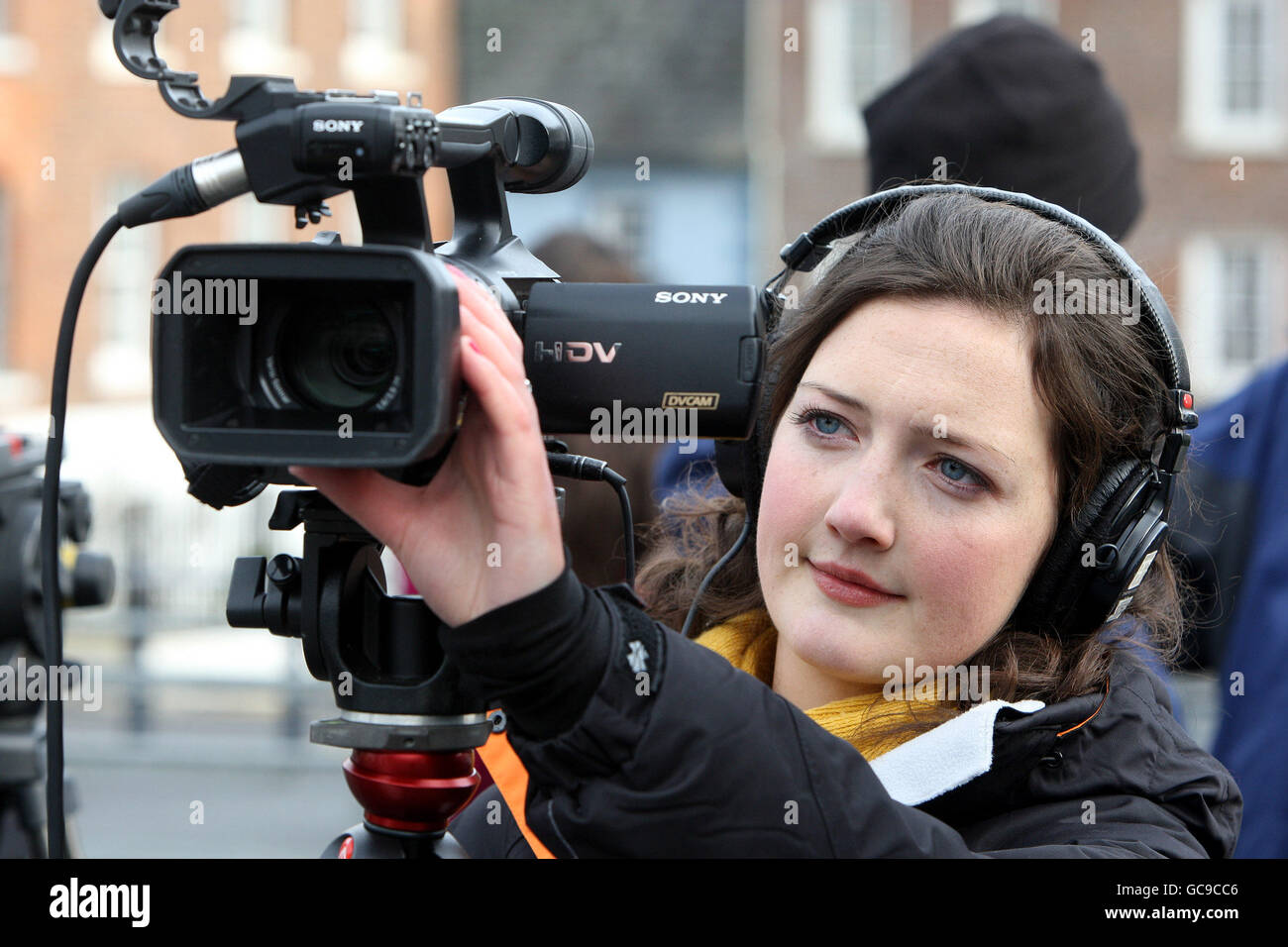 PA Video journalist Stock Photo - Alamy