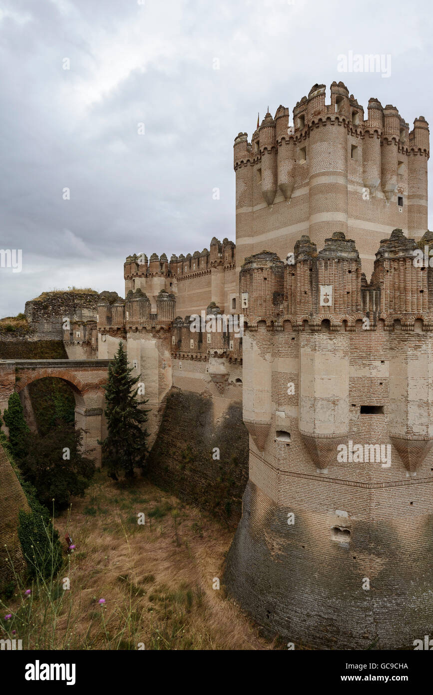 Coca castle castile leon spain hi-res stock photography and images - Alamy