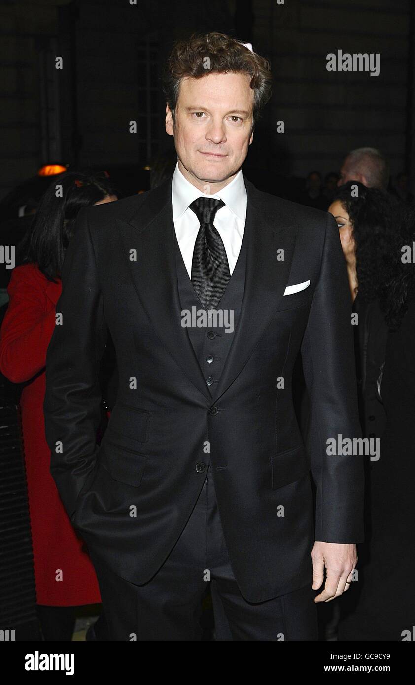 A Single Man Premiere - London Stock Photo - Alamy