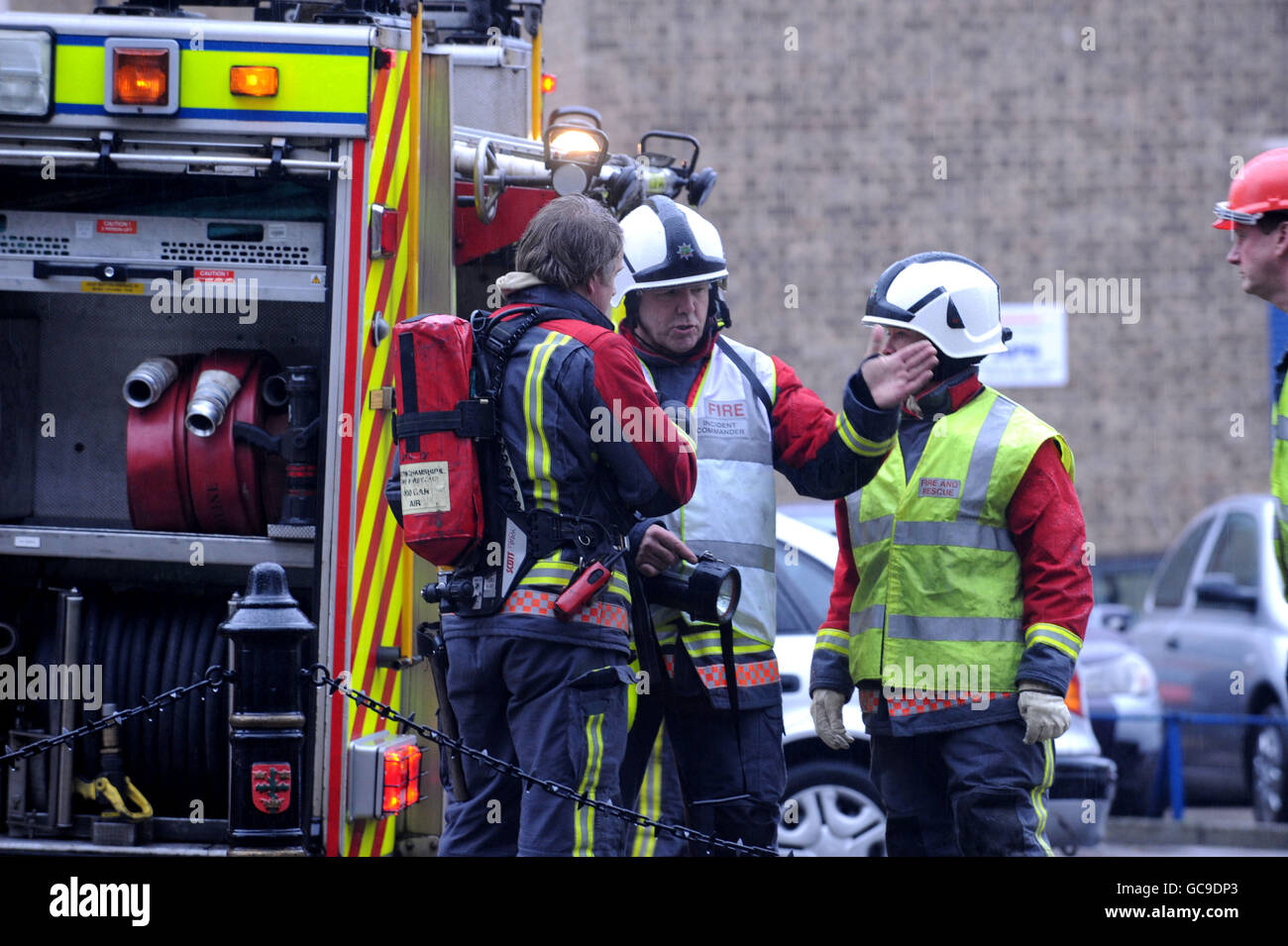 Fire crews at the scene of a fire in Nottingham city centre where an ...