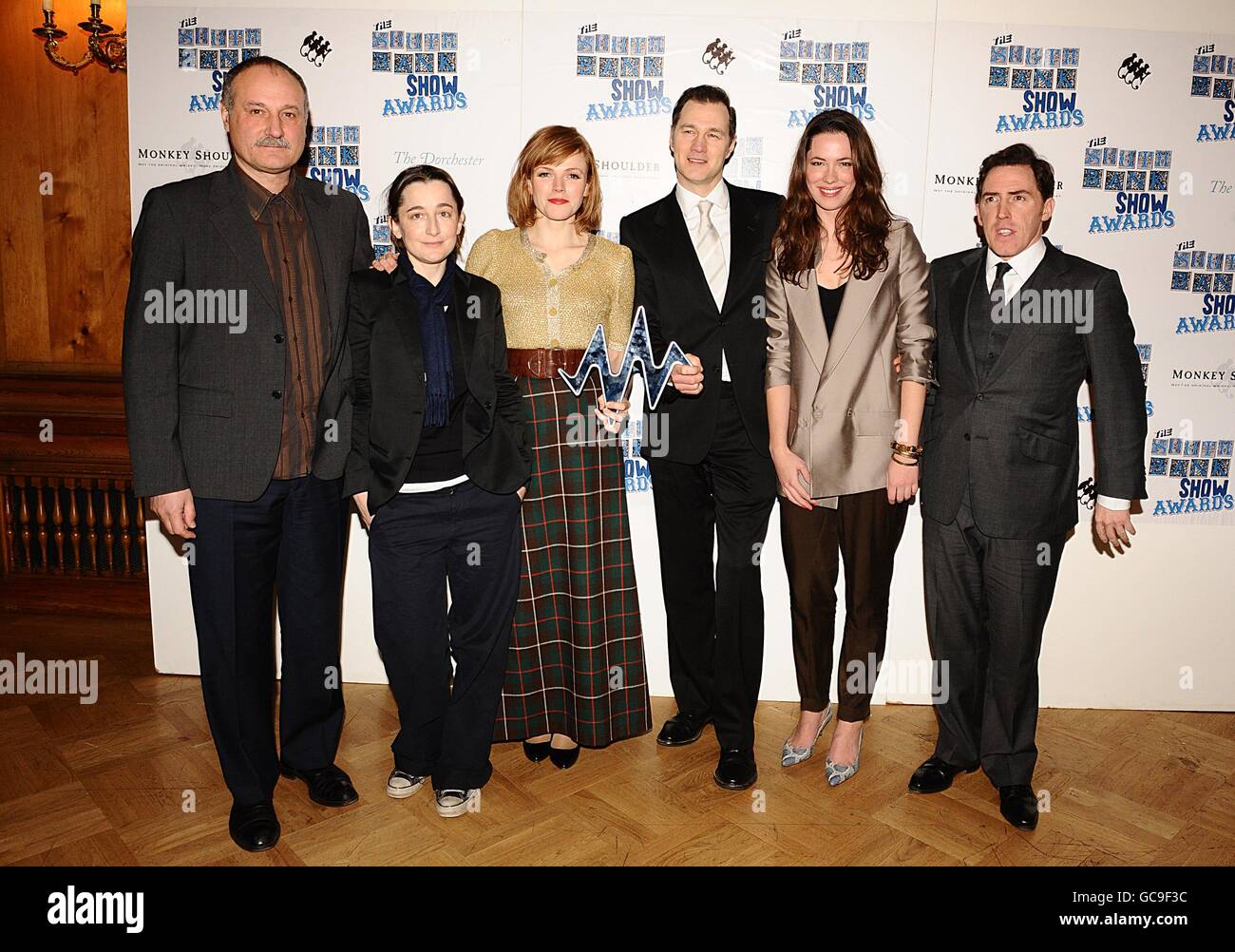 The cast of Red Riding including (left to right) writer Tony Grisoni ...