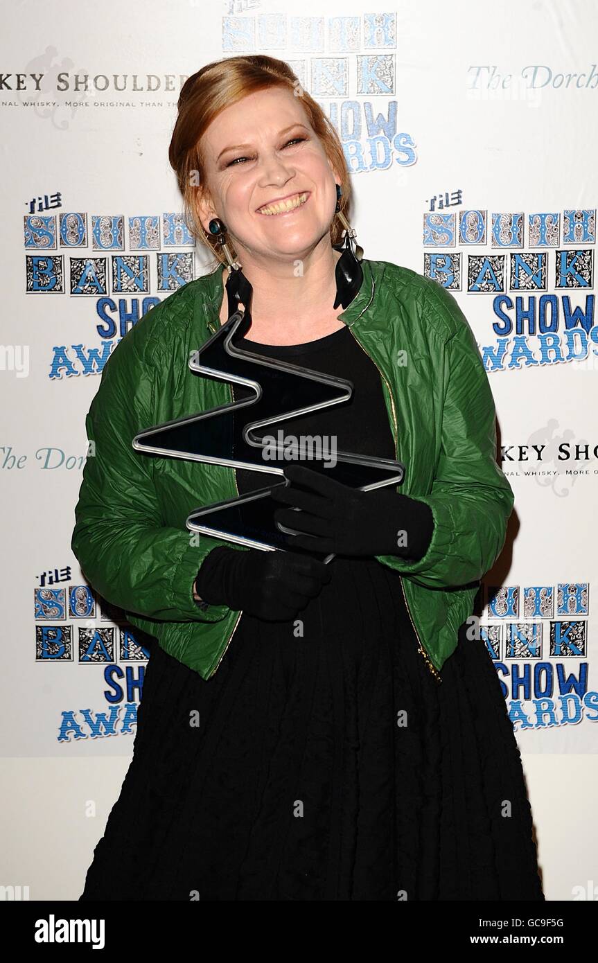 Andrea Arnold with her Best Film Award for 'Fish Tank' at the South ...