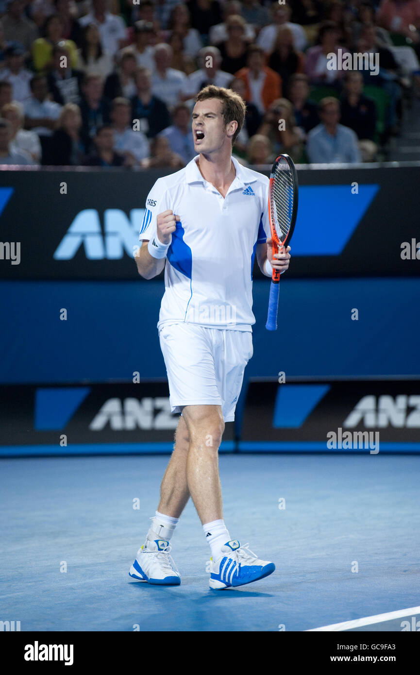 Tennis - Australian Open 2010 - Day Nine - Melbourne Park Stock Photo ...