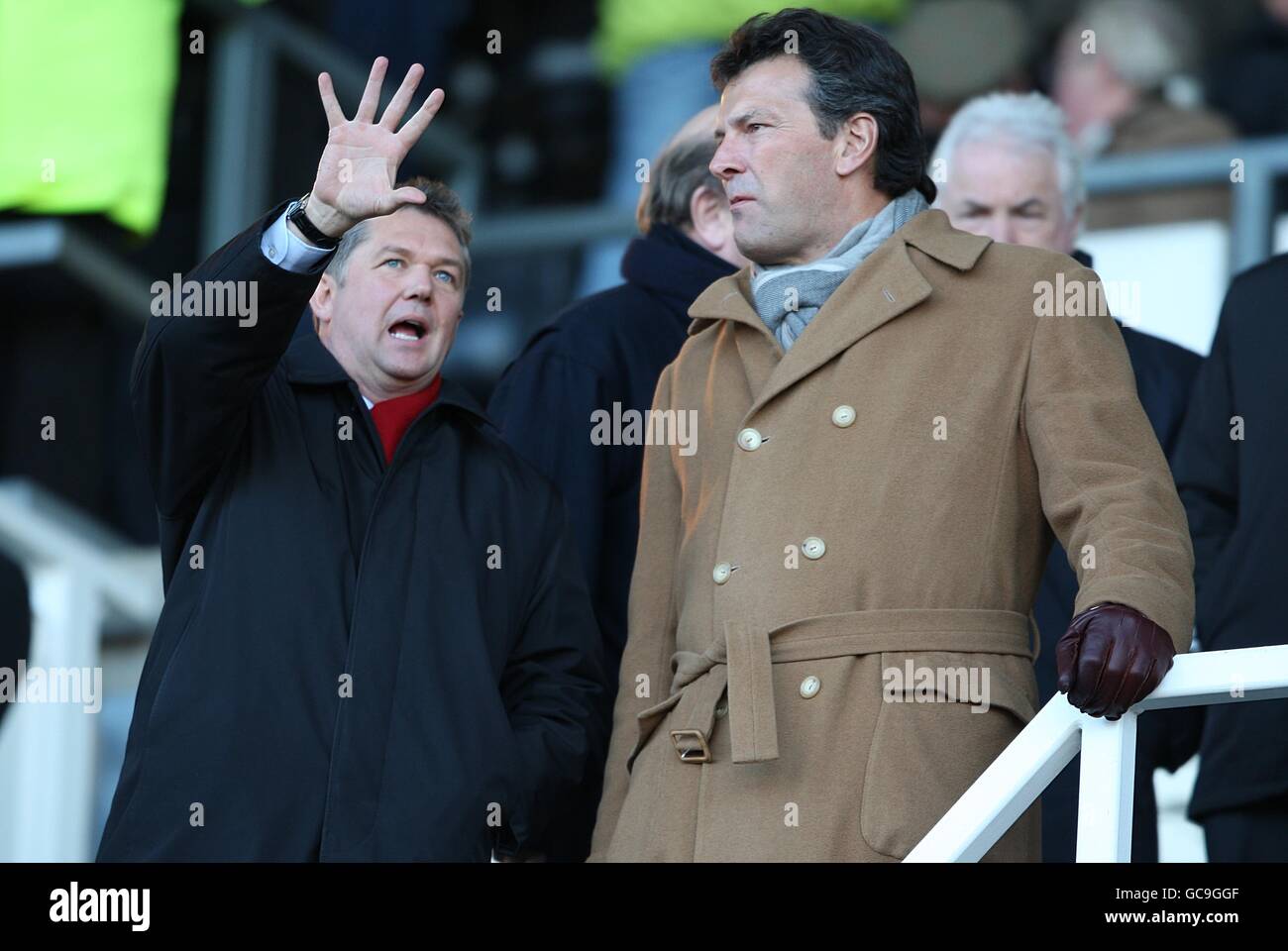 Nottingham Forest's chief executive Mark Arthur and Chairman Nigel ...