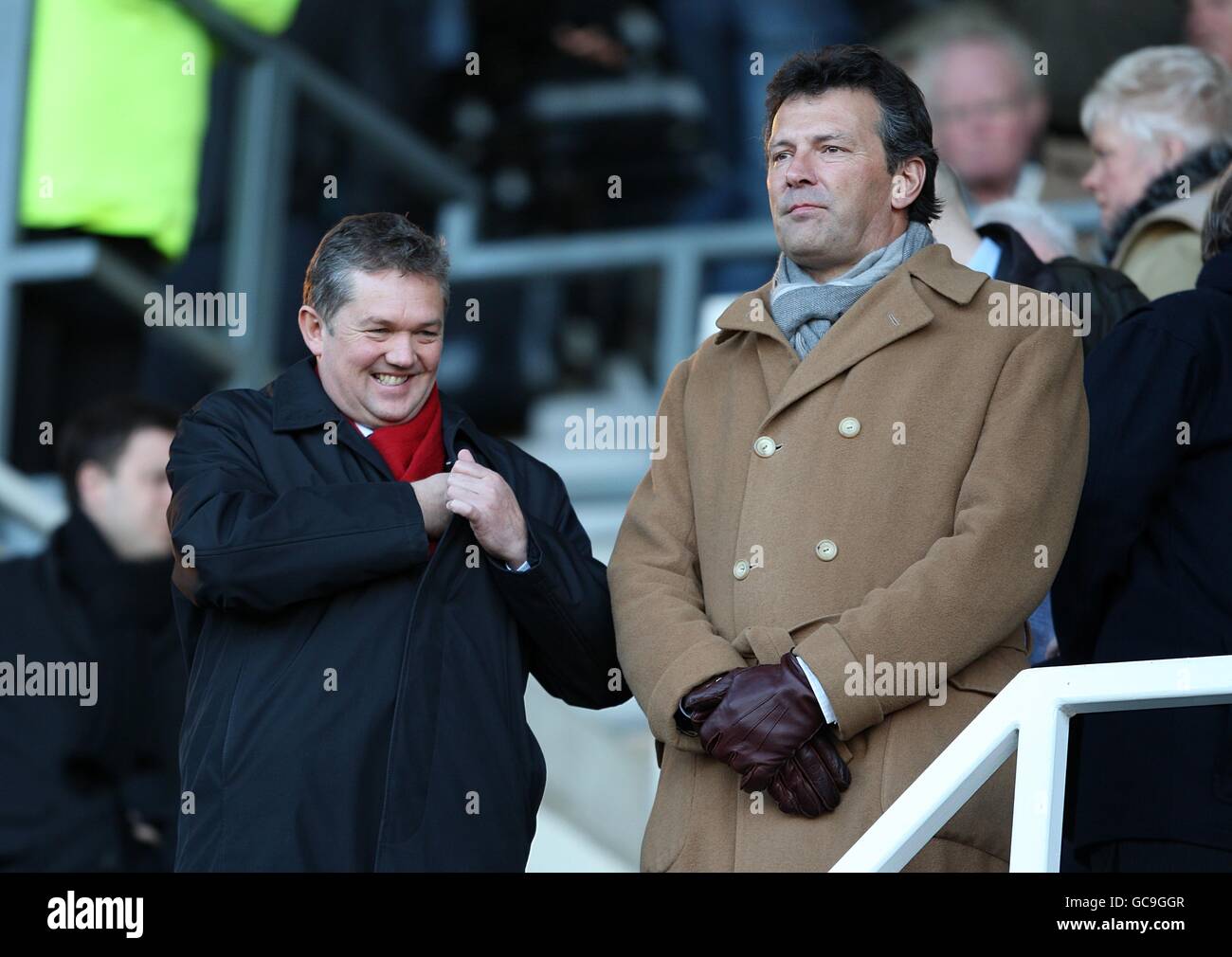 Nottingham Forest's chief executive Mark Arthur and Chairman Nigel ...