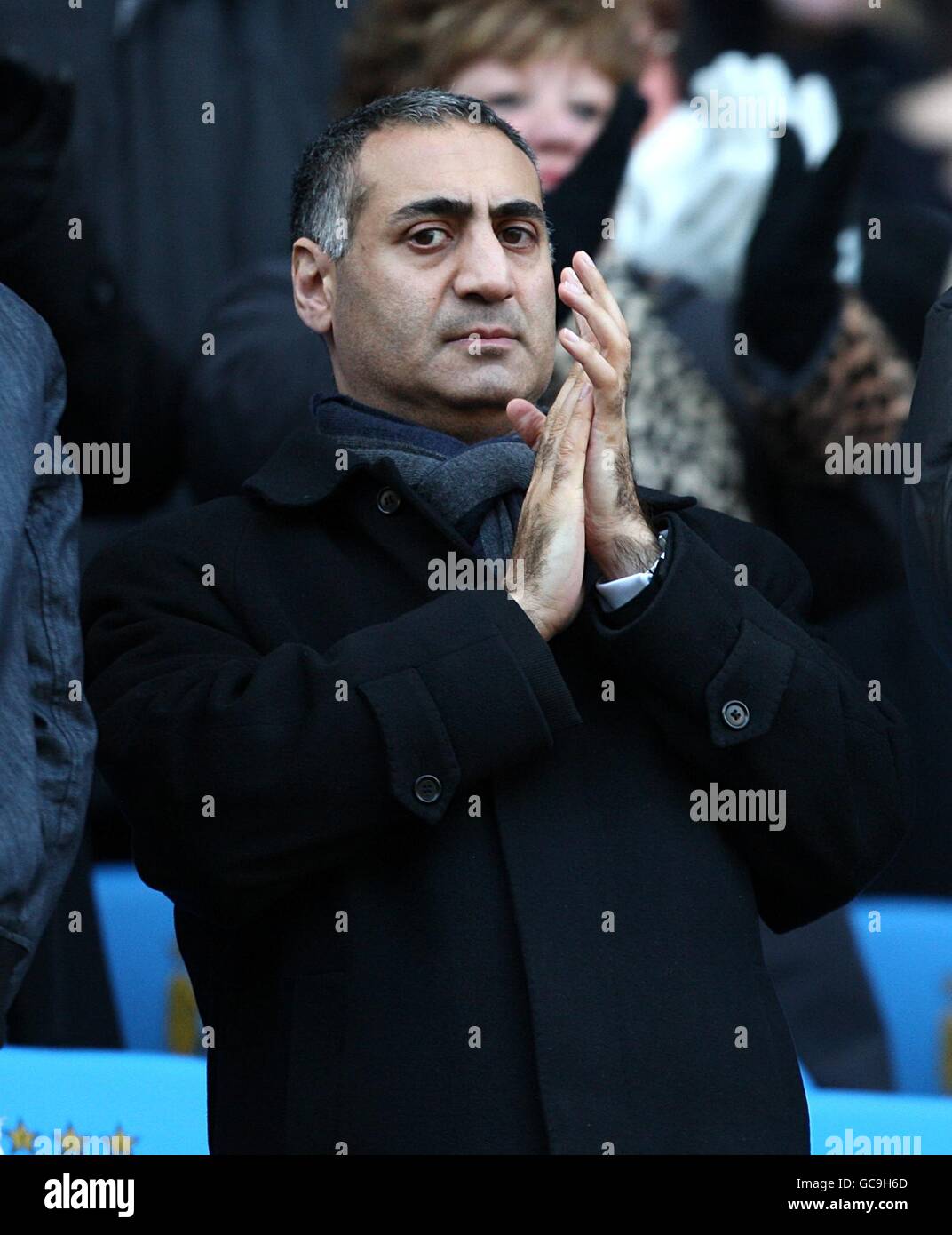 Portsmouths executive director mark jacob in the stands hi-res stock ...