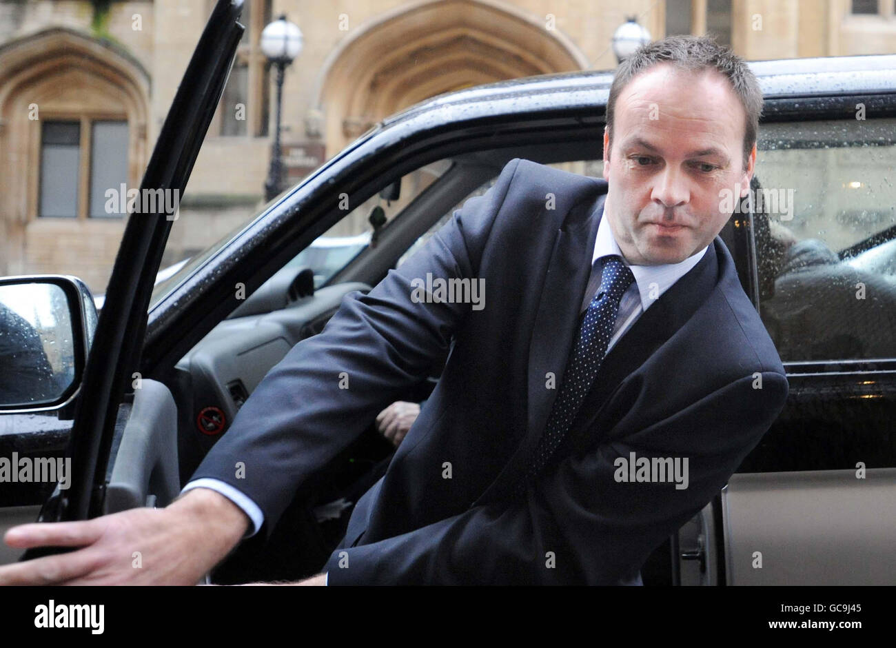 Adrian Prout arrives at Bristol Crown Court where he is standing trial ...