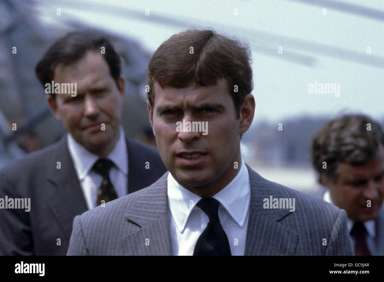 Prince Andrew visited the Fleet Air Arm Museum at Yeovilton today to ...