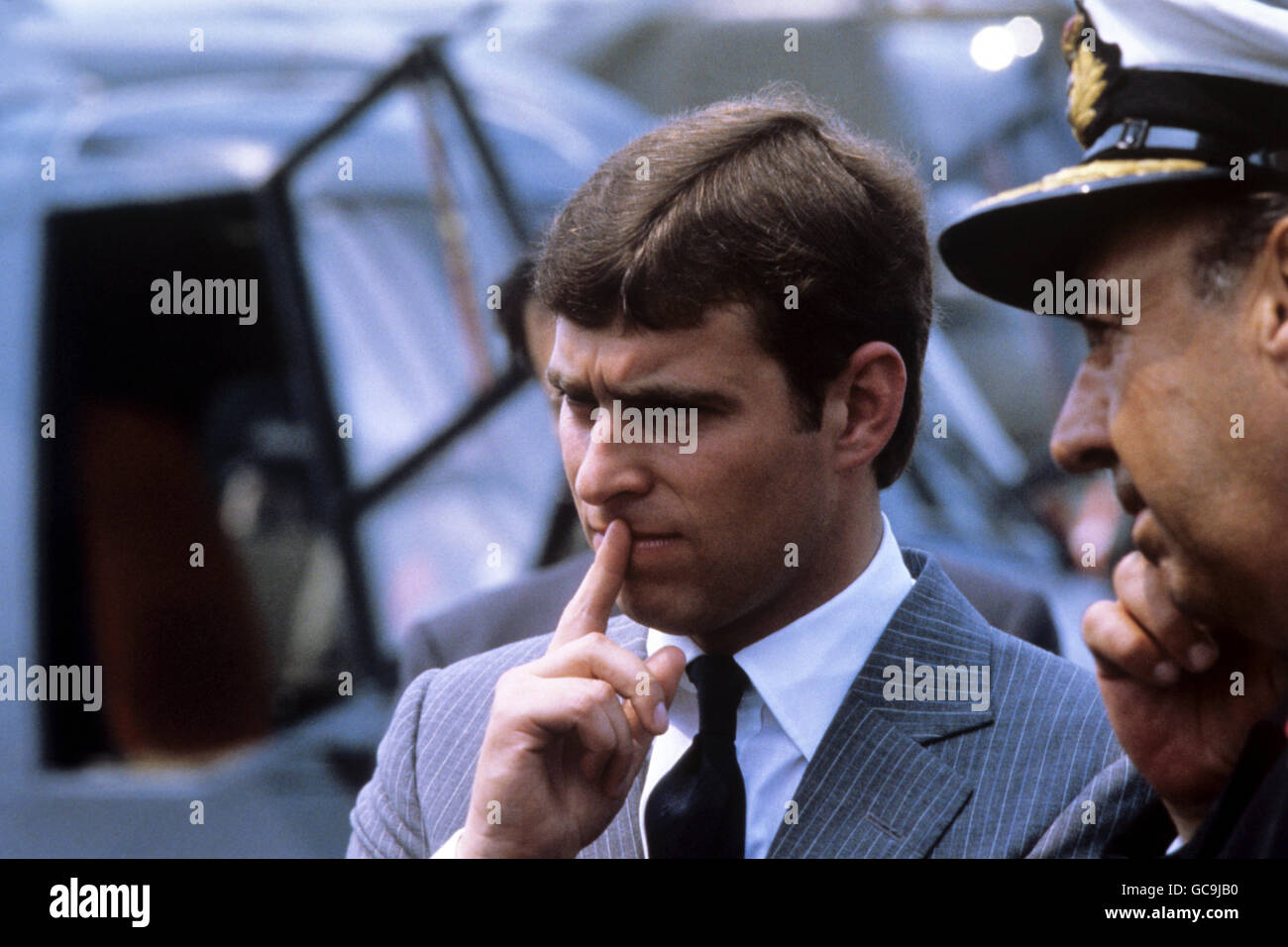 Prince Andrew visited the Fleet Air Arm Museum at Yeovilton today to ...