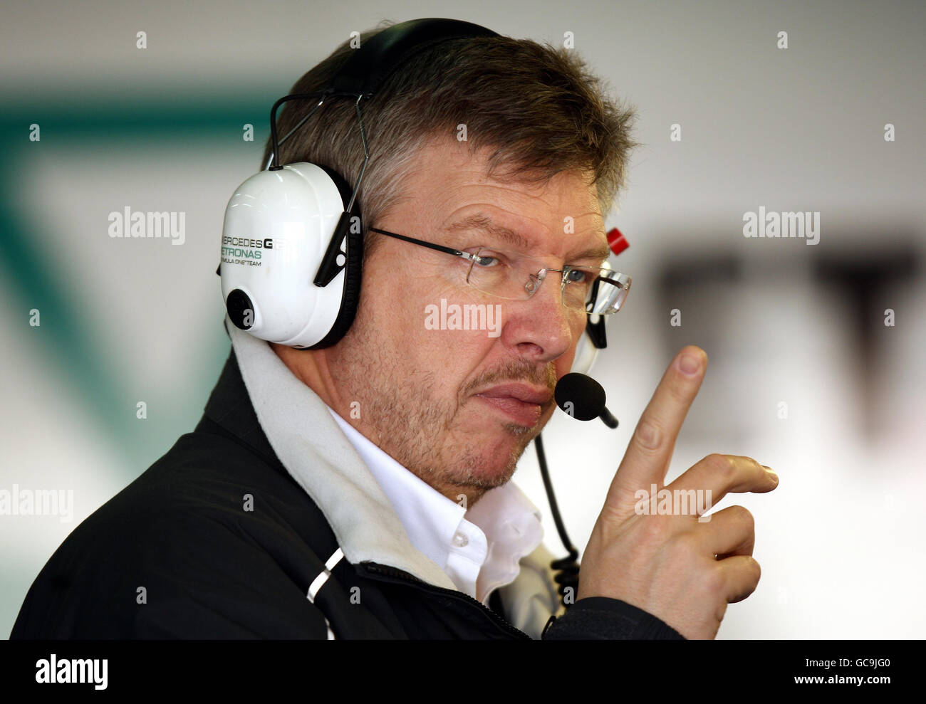 Mercedes team principle Ross Brawn during the Formula One Testing ...