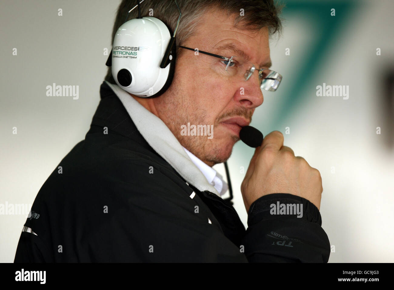 Mercedes team principle Ross Brawn during the Formula One Testing ...