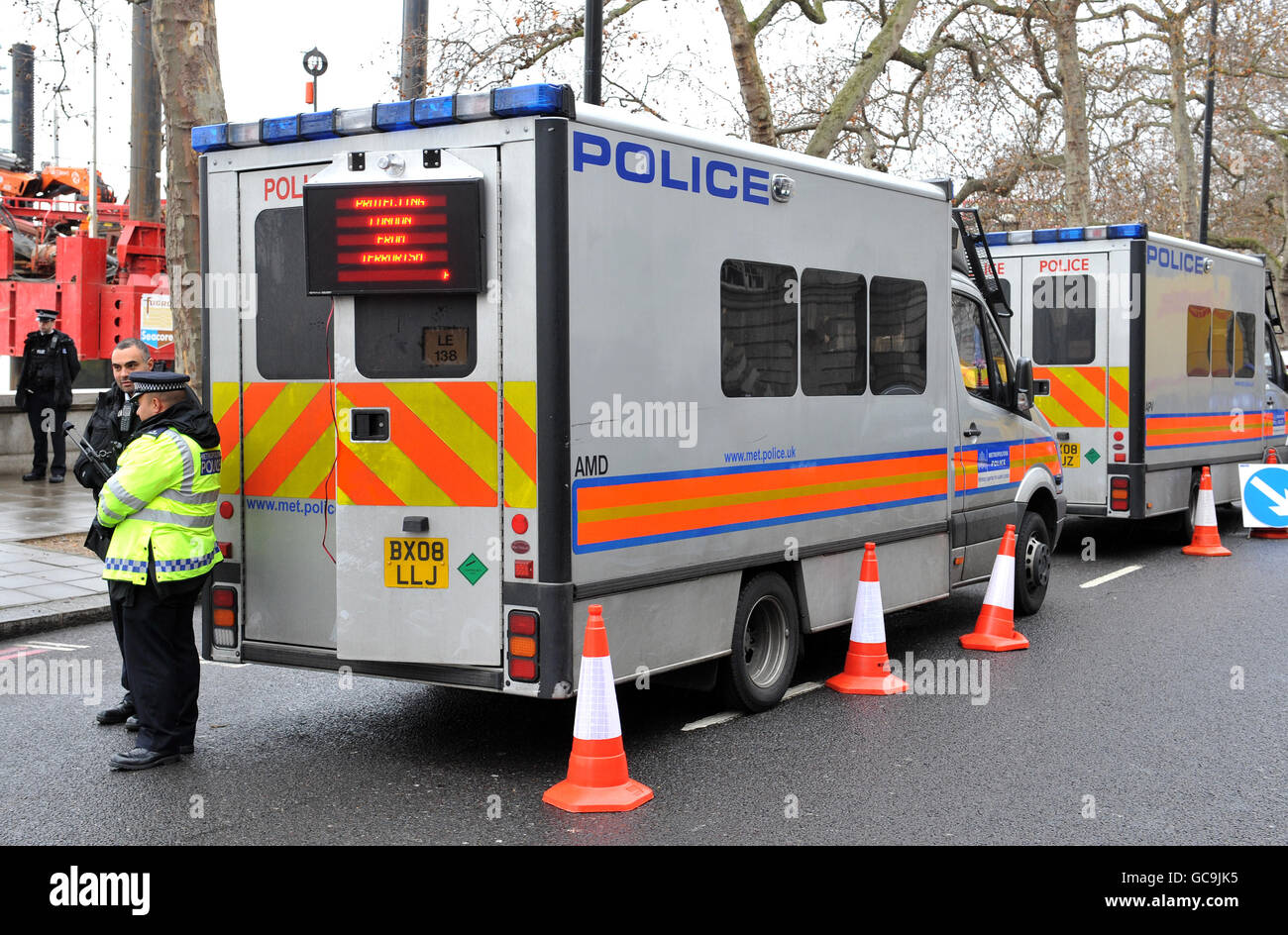 Metropolitan police cone hi-res stock photography and images - Alamy