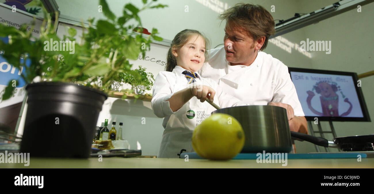 James Martin cookery demonstration Stock Photo - Alamy