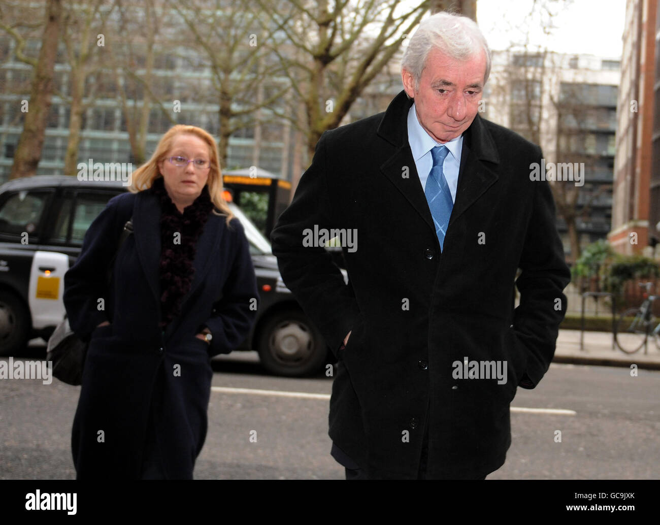 Stephen Butler and his wife Michelle Butler arrive at Westminster ...