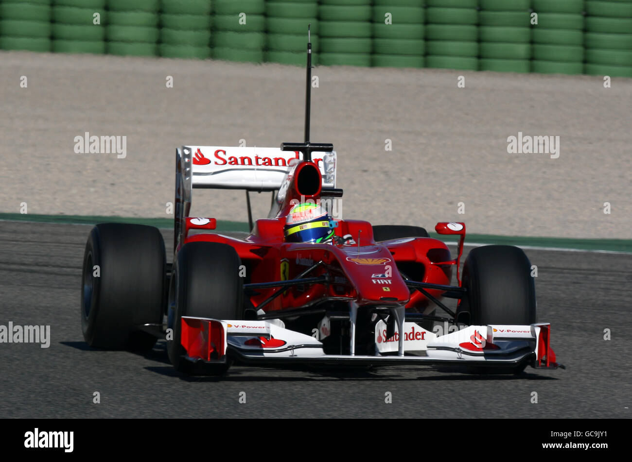 Ferrari's Felipe Massa during the Formula One Testing Session at the ...