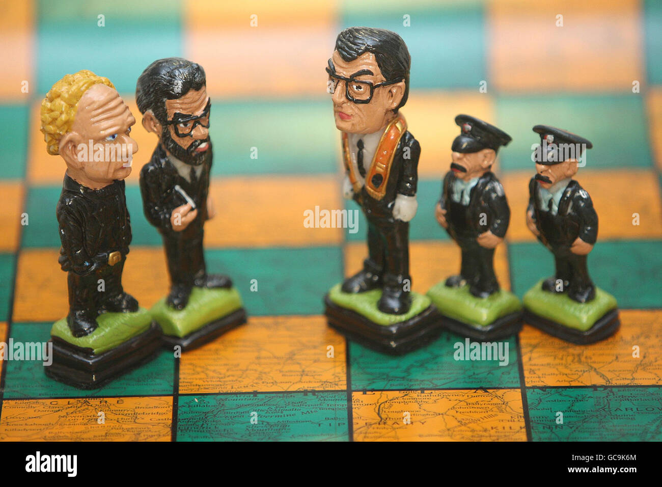 Northern Ireland chess set Stock Photo - Alamy