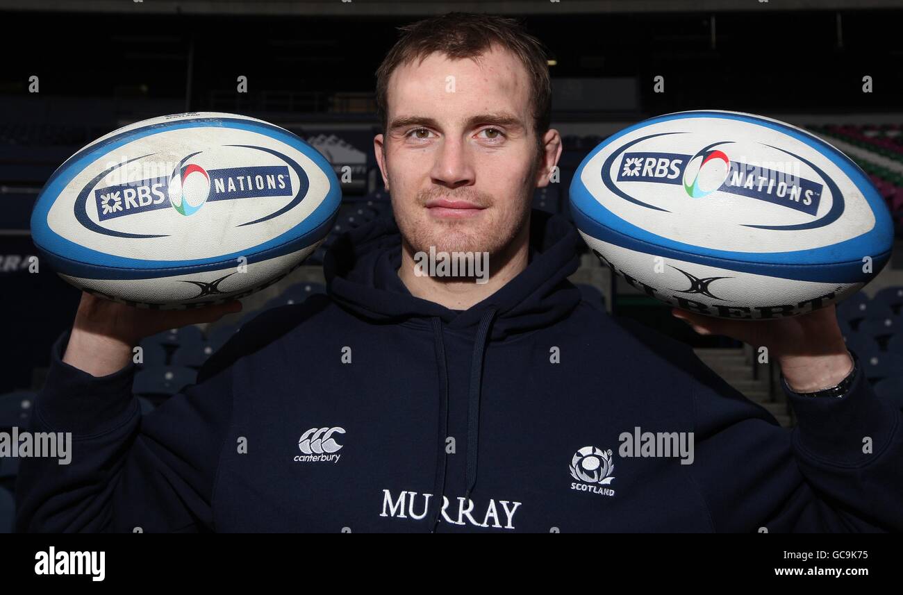 Rugby Union - Scotland Team Media Session - Murrayfield Stock Photo - Alamy