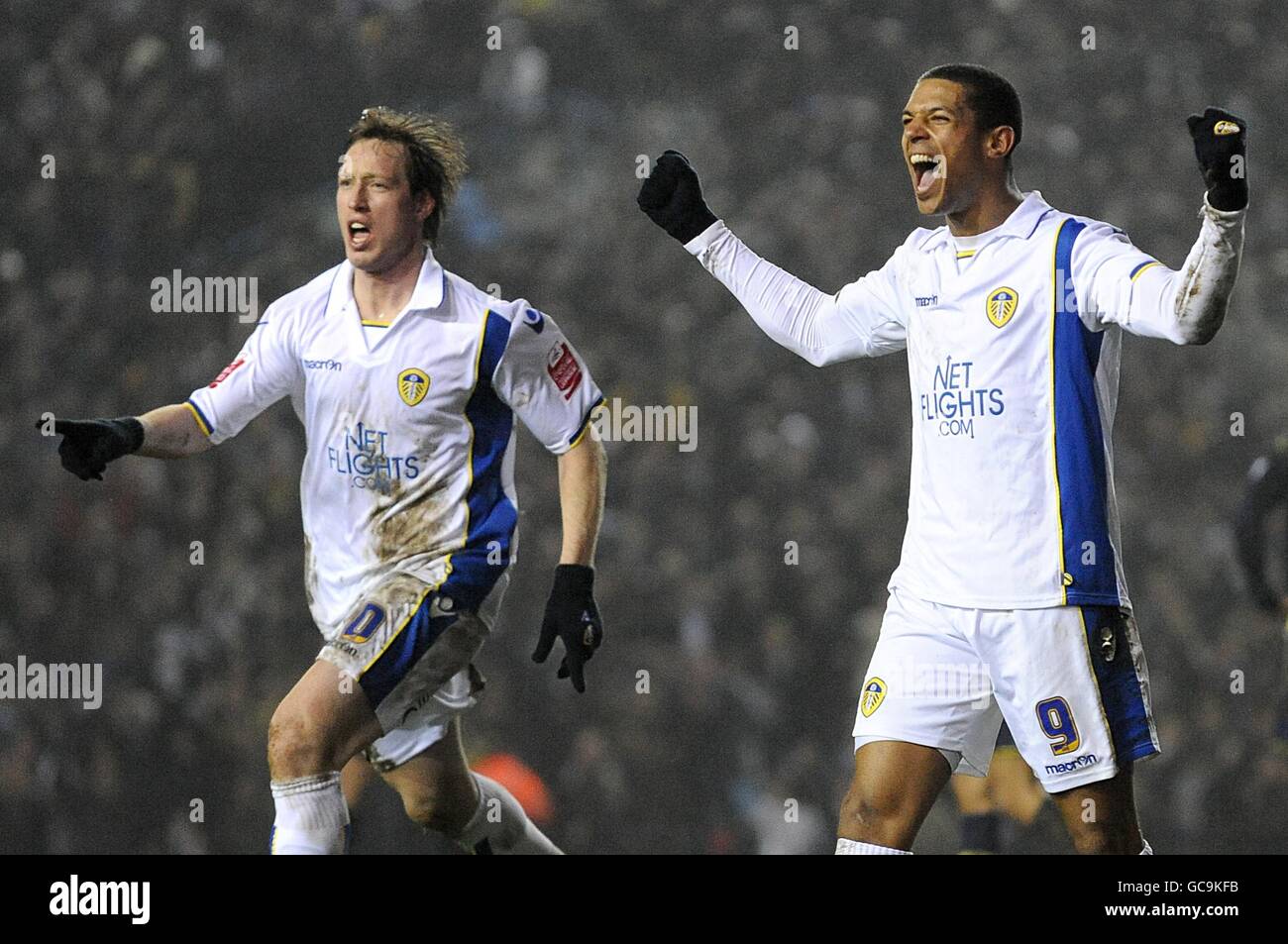 Leeds uniteds jermaine beckford hi-res stock photography and images - Alamy