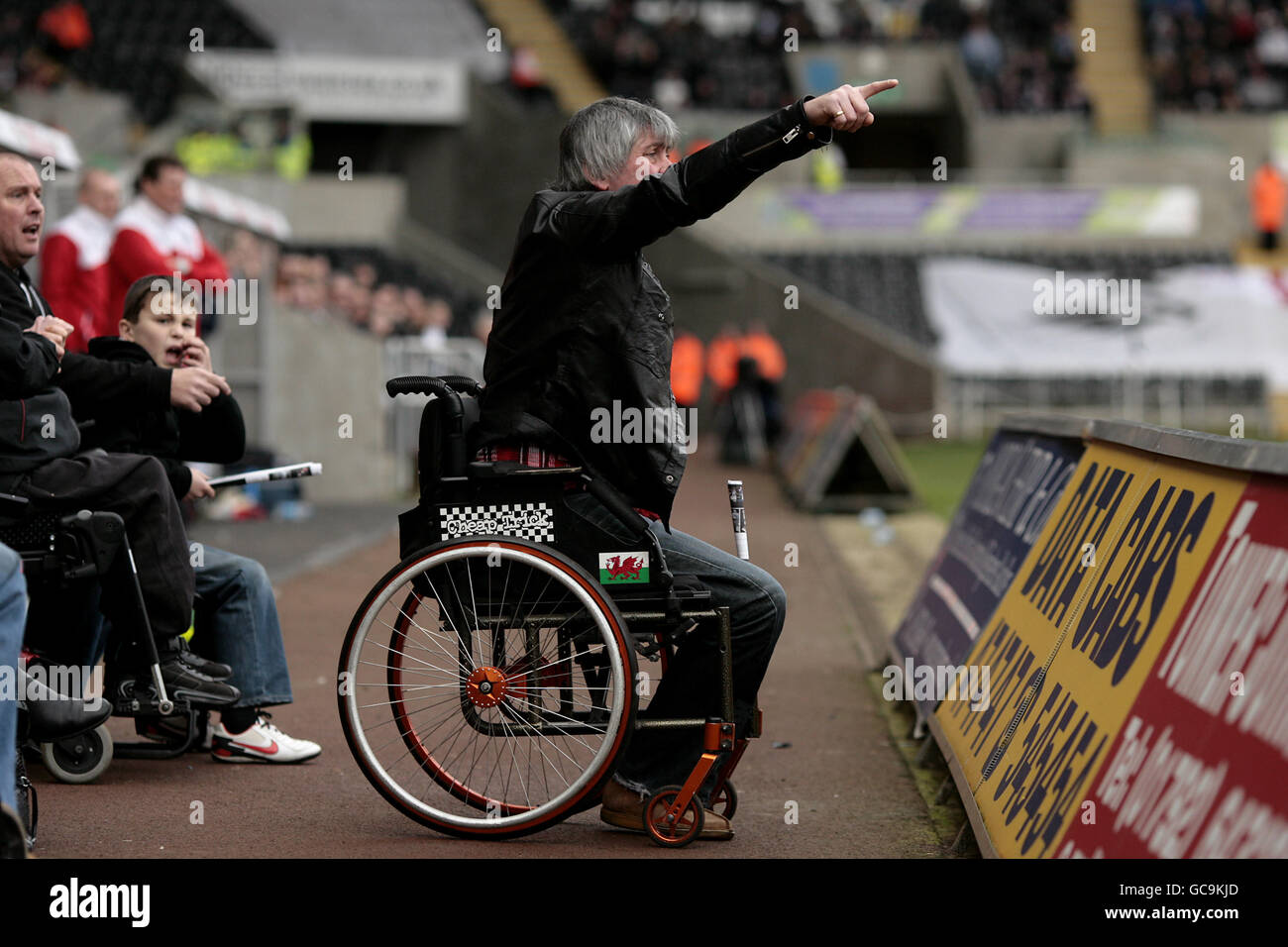 Disabled football fan hi-res stock photography and images - Alamy