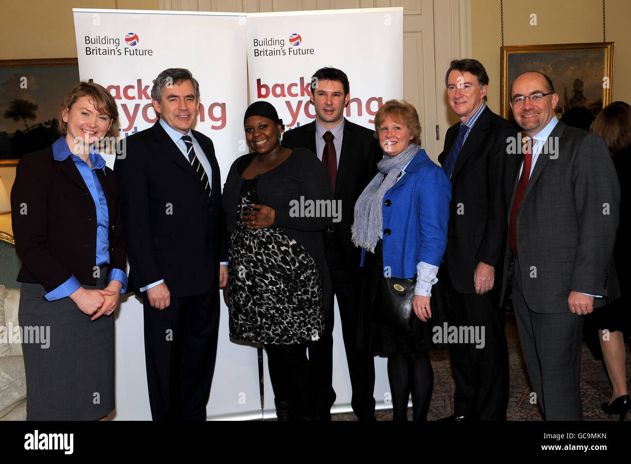 Backing Young Britain campaign Stock Photo - Alamy