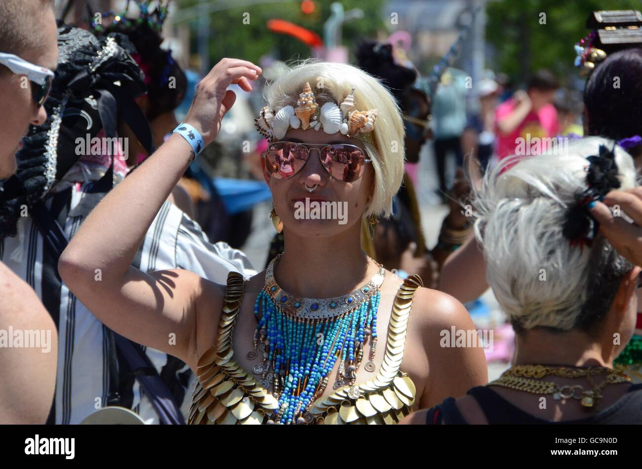 mermaid parade 2016 coney island brooklyn new york USA Stock Photo - Alamy
