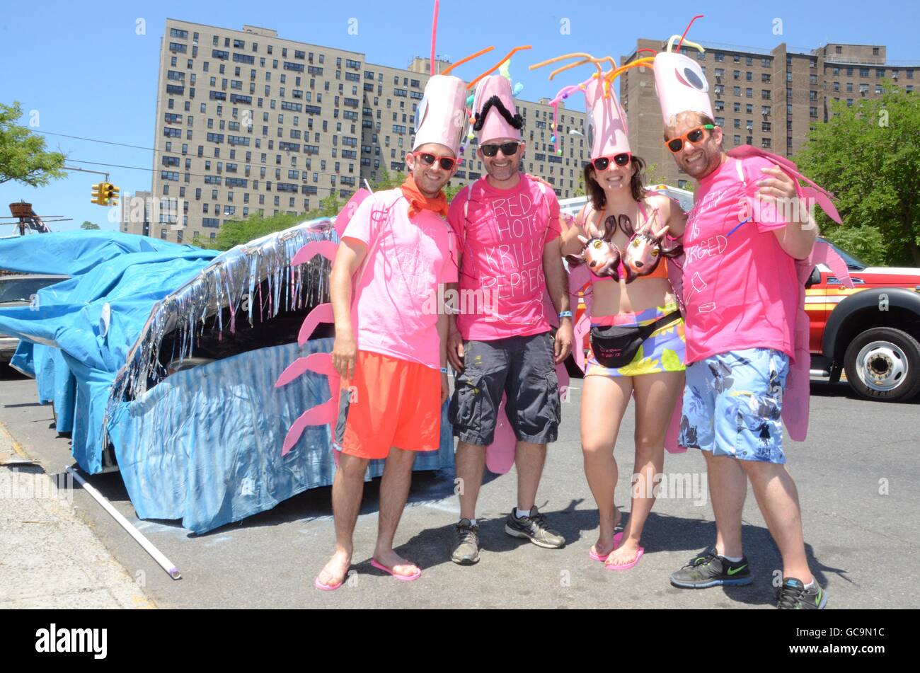 mermaid parade 2016 coney island brooklyn new york USA Stock Photo - Alamy