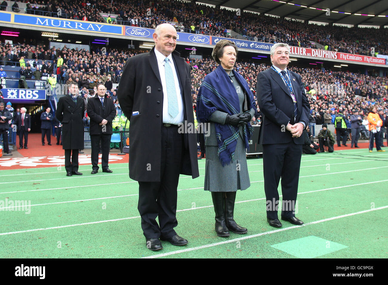 Pierre Camou (French Rugby Federation President) and Jim Stevenson (SRU ...