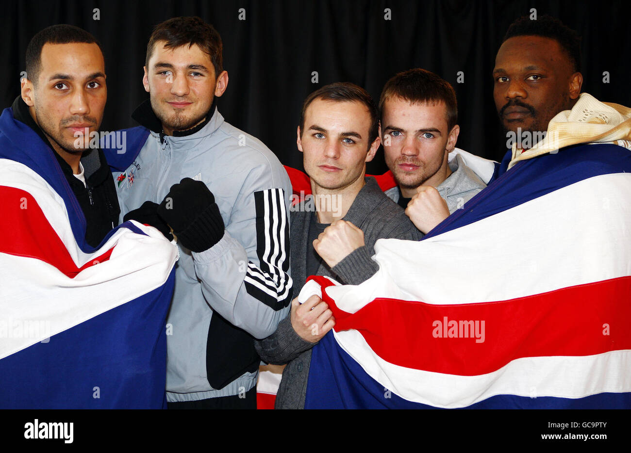 Boxing - Night of Champions - Press Conference - Wembley Arena Stock ...