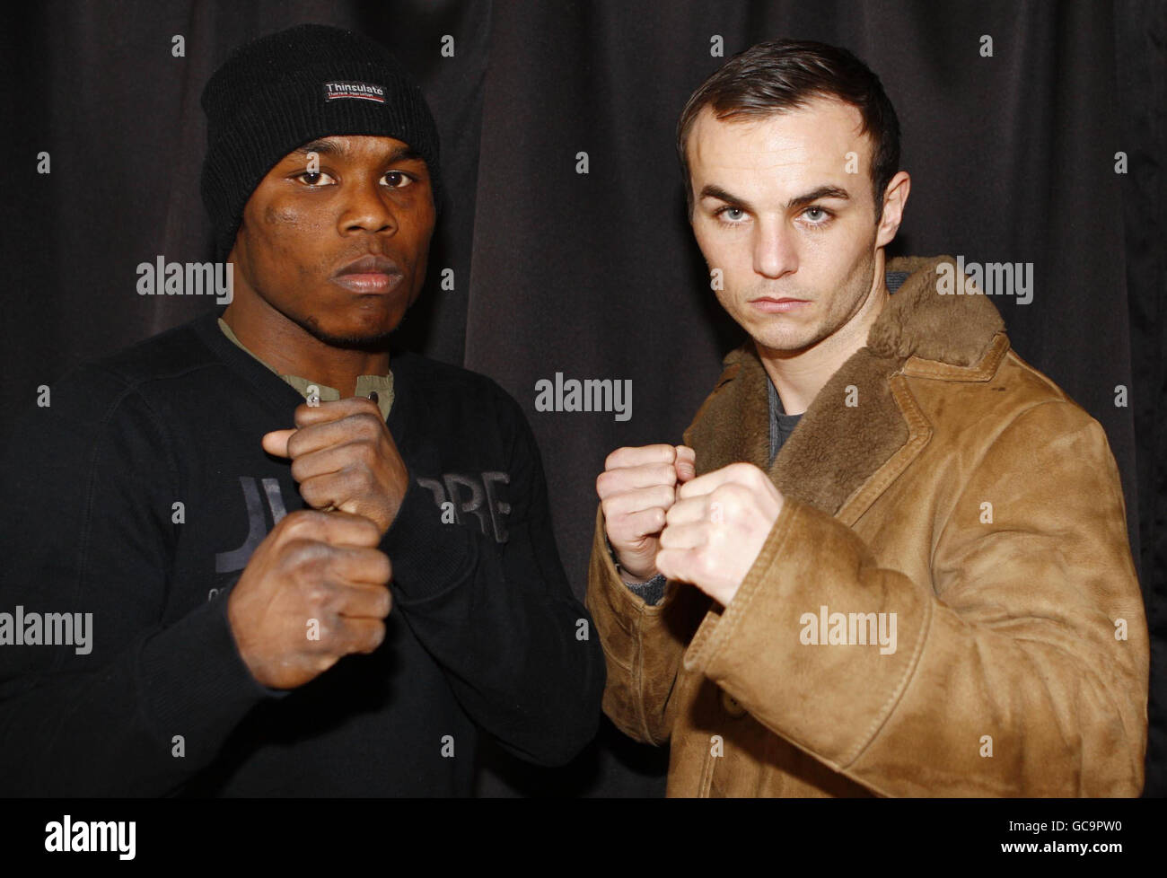 Boxing - Night of Champions - Press Conference - Wembley Arena Stock ...