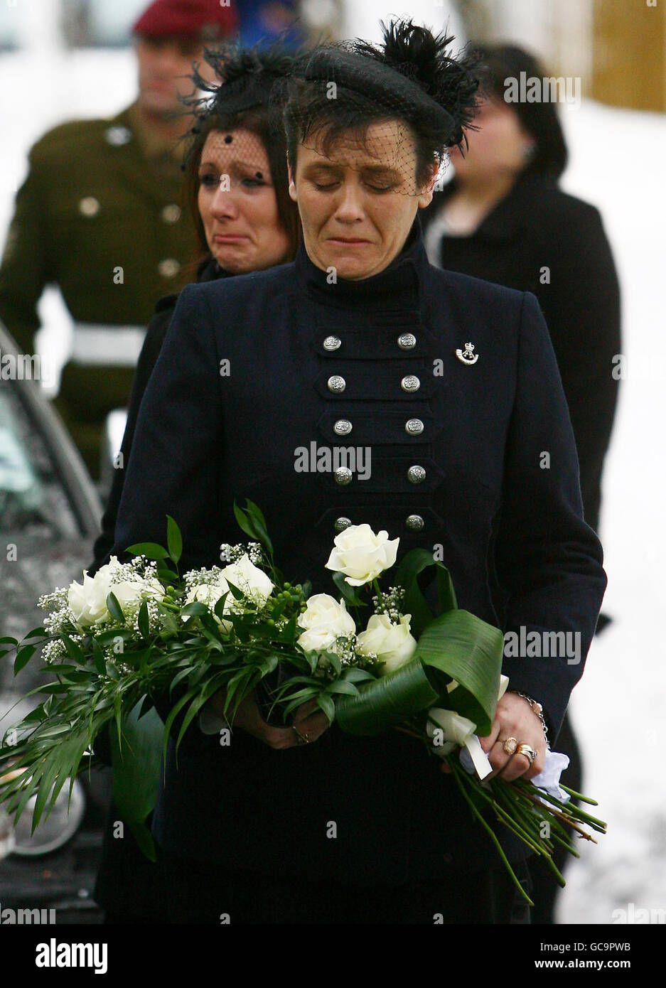 Caroline Aldridge, mother of Rifleman Peter Aldridge, 19, of A Company ...