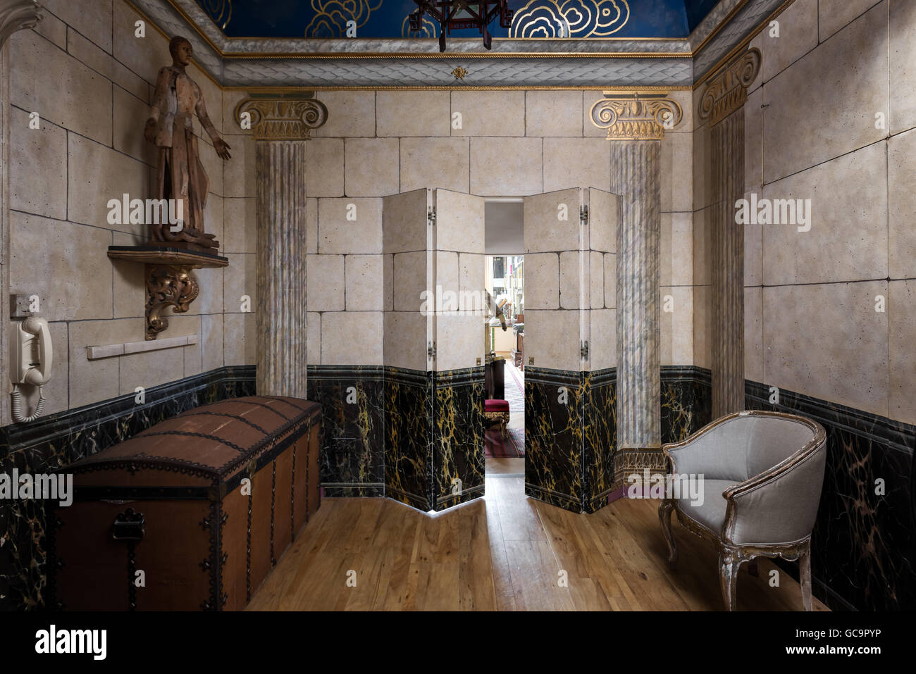 Underground vault with historic features Stock Photo - Alamy