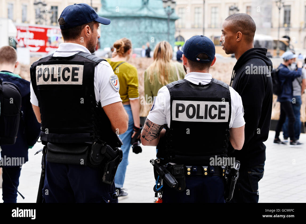 French police on traffic duty hi-res stock photography and images - Alamy