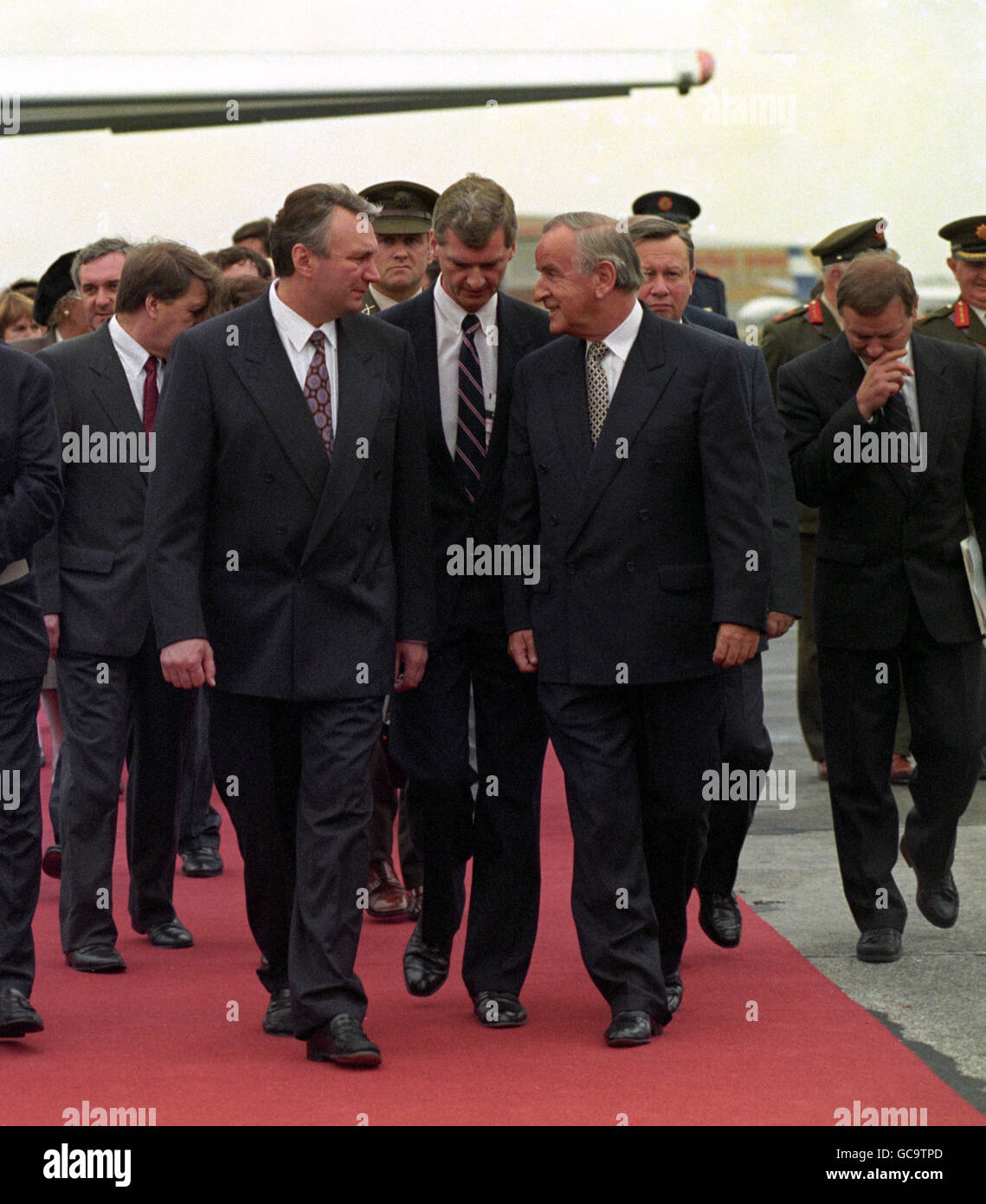 IRISH PM ALBERT REYNOLDS Stock Photo - Alamy