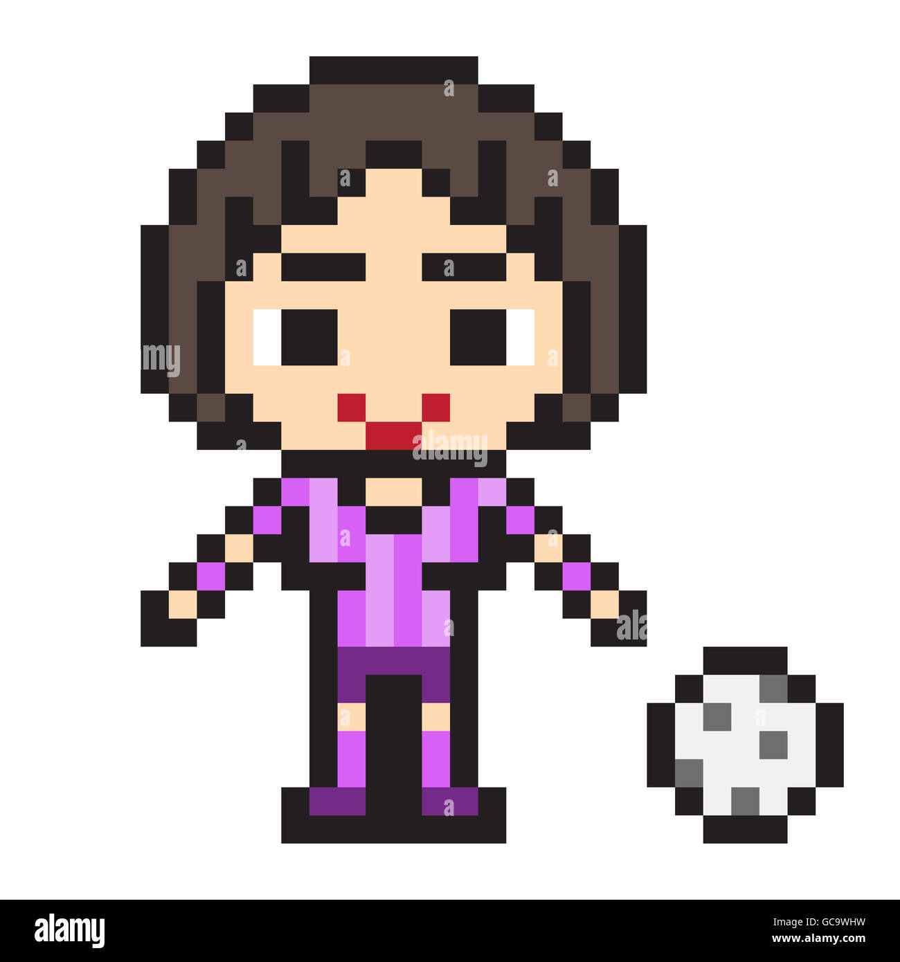 Pixel football hi-res stock photography and images - Alamy